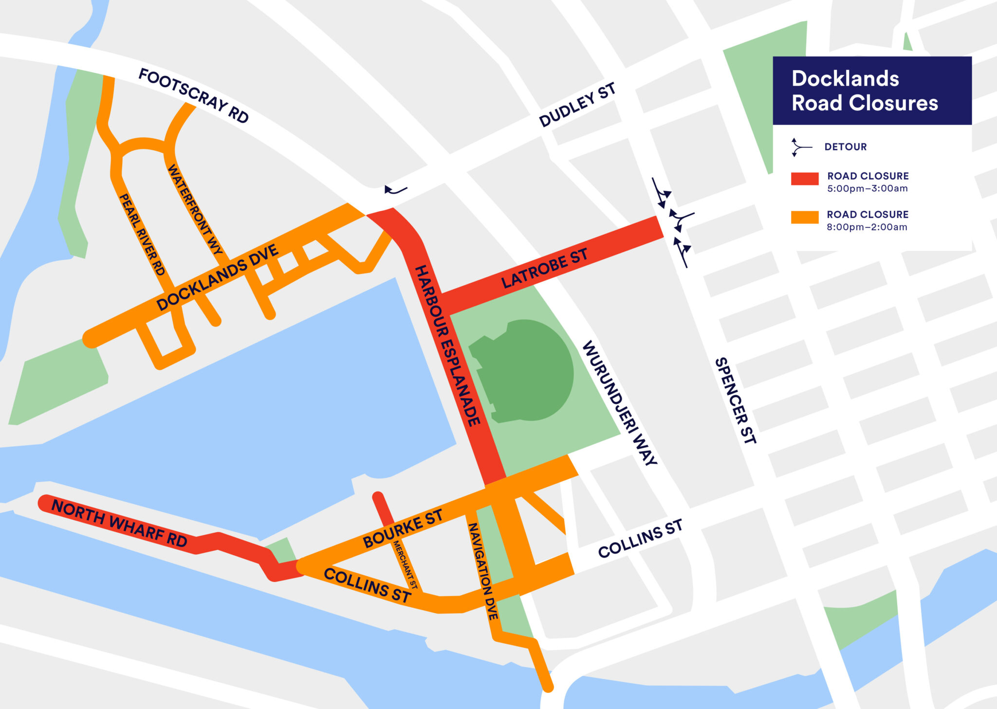 Road Closures and Tow Away Zones | Melbourne New Year's Eve 2025